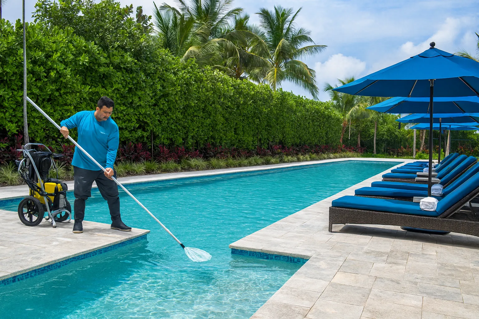 Professional Skimming for Commercial Pools in Miami-Dade